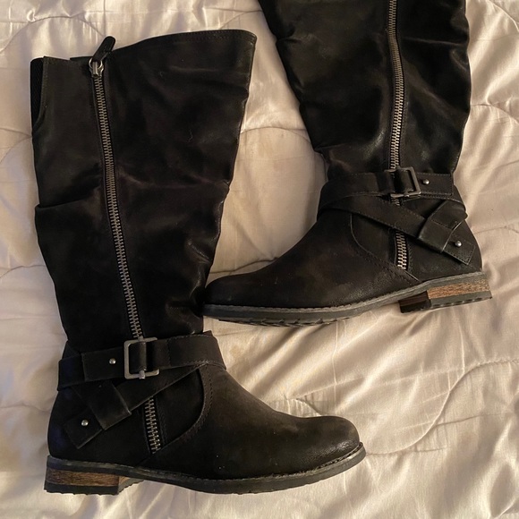 torrid | Shoes | Torrid Black Boots | Poshmark